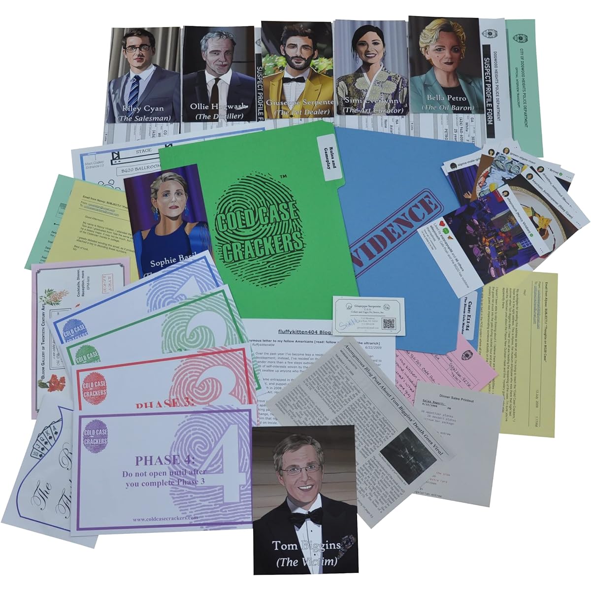 Cold Case Crackers | Murder Mystery Game | Bloomgala Case | Can You Cr – Mega Shop Japan