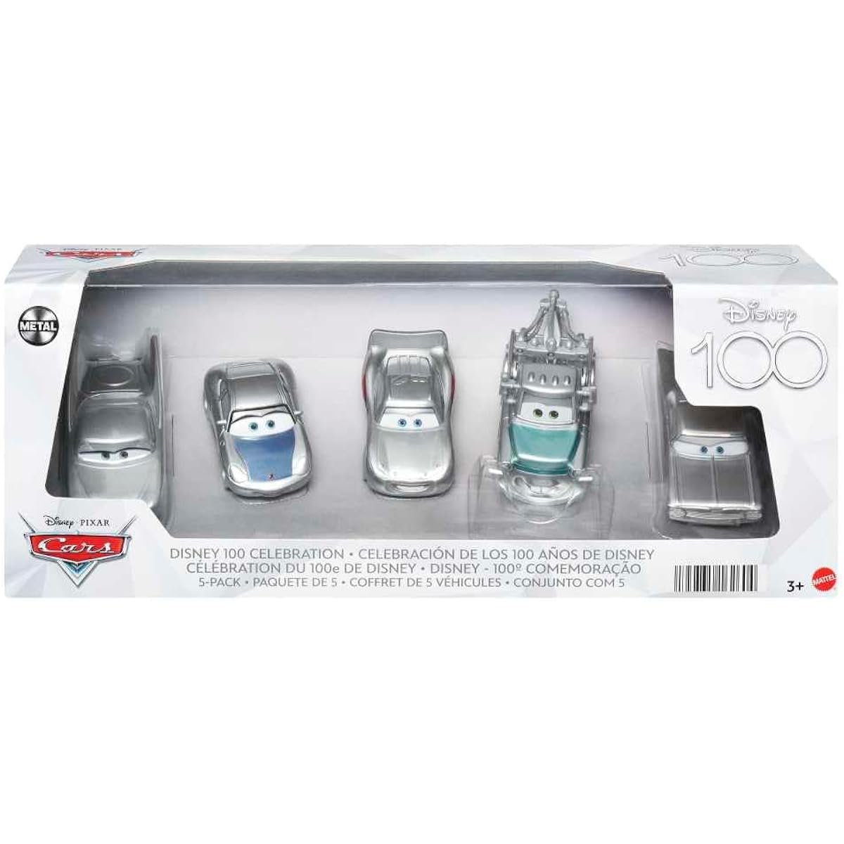Disney 100th Anniversary Pixar Cars Flo Sally Lightning McQueen Mater ...