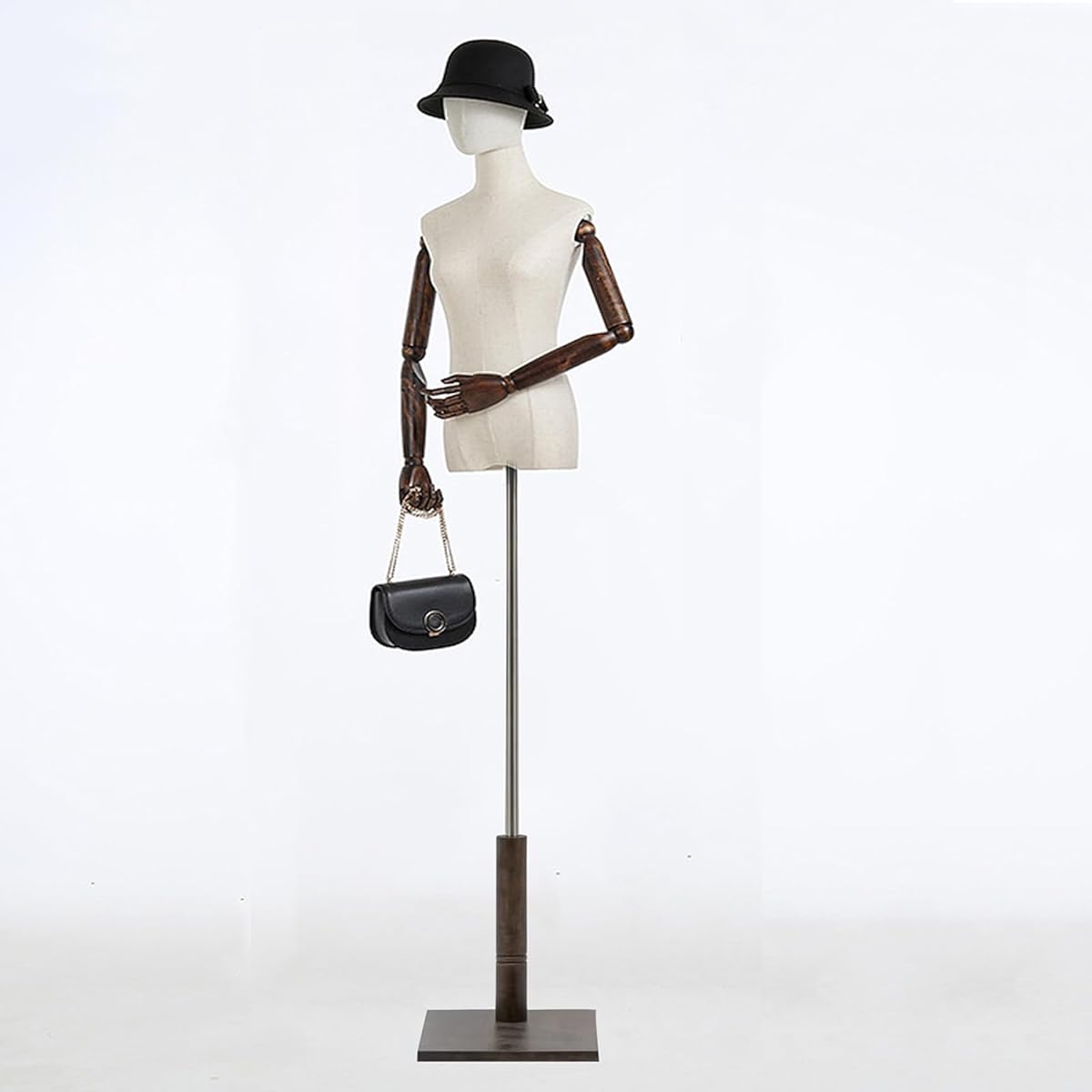 Height Adjustable 120~182cm Female Mannequin Torso Model Dress Form Me ...