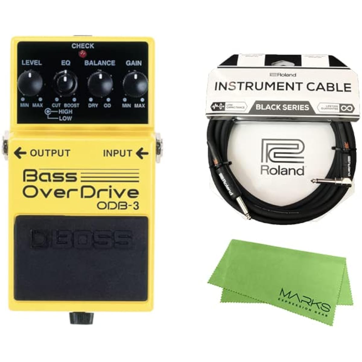 [Roland Cable + Cross Set] BOSS Bass OverDrive ODB-3 Bass Overdrive ...