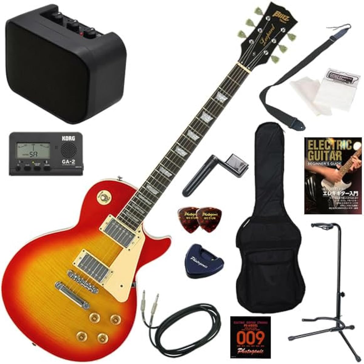 Blitz Electric Guitar Beginner's Guide: A 13-piece set with a mini amp ...
