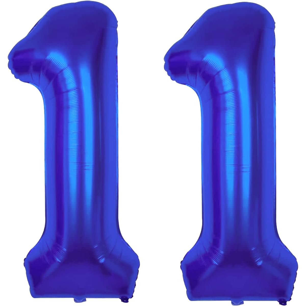 Big Hot Blue 11 Balloons Number 40 Inch | Blue Number 11 Birthday Ball ...