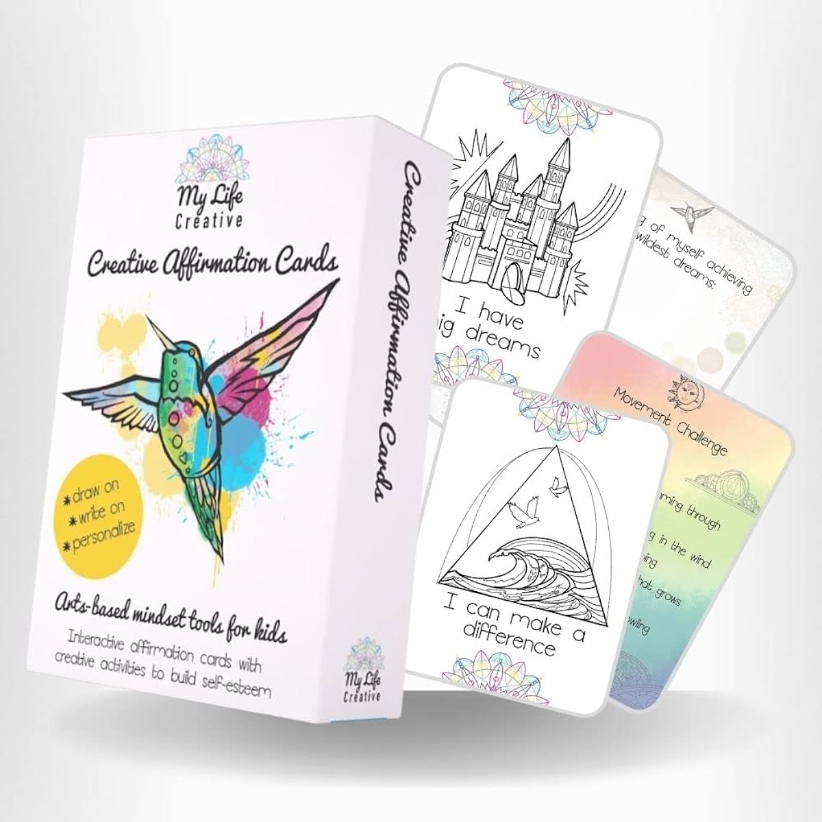 Creative Affirmation Cards for Kids - Activities for Mindfulness, Mant ...