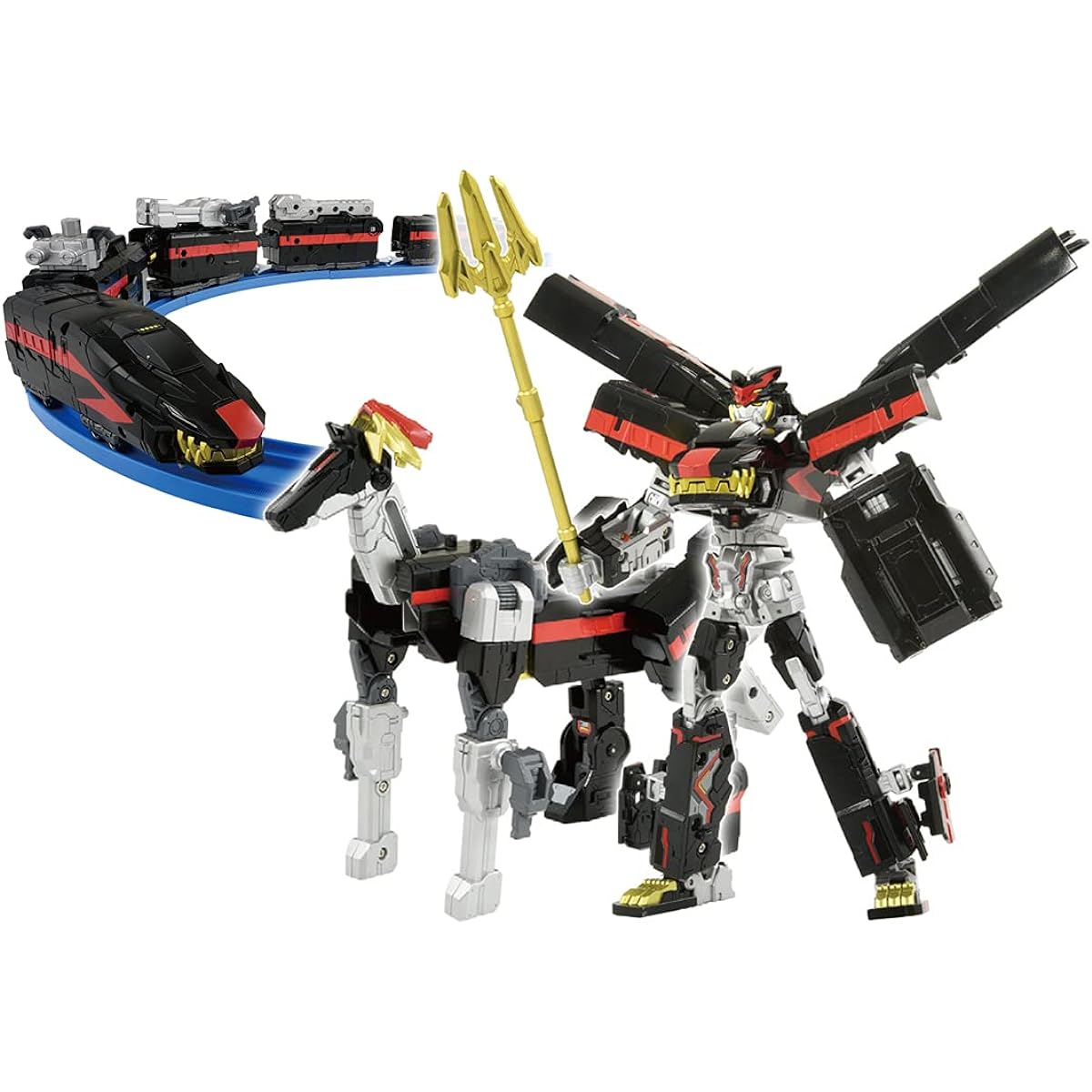 Plarail Shinkansen Transforming Robot Shinkalion Z Dark Shinkalion ...