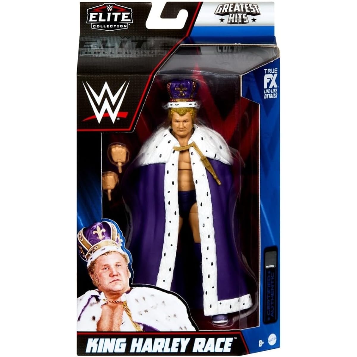 WWE King Harley Race Greatest Hits Series 2 Mattel Elite Wrestling Act ...