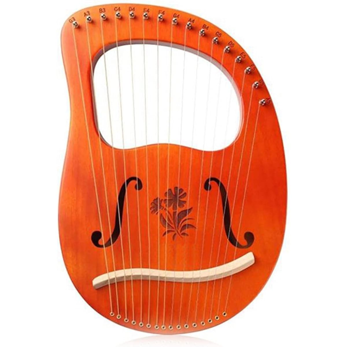 WowZza 16 String Lyre Harp Instrument, Harp Instrument with Tuning Wre ...