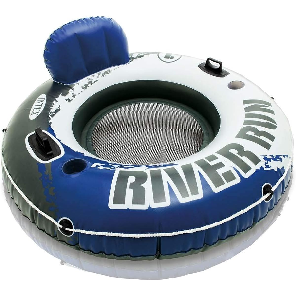 Intex River Run 1 Person Inflatable Floating Tube Lake/Pool/Ocean Raft ...