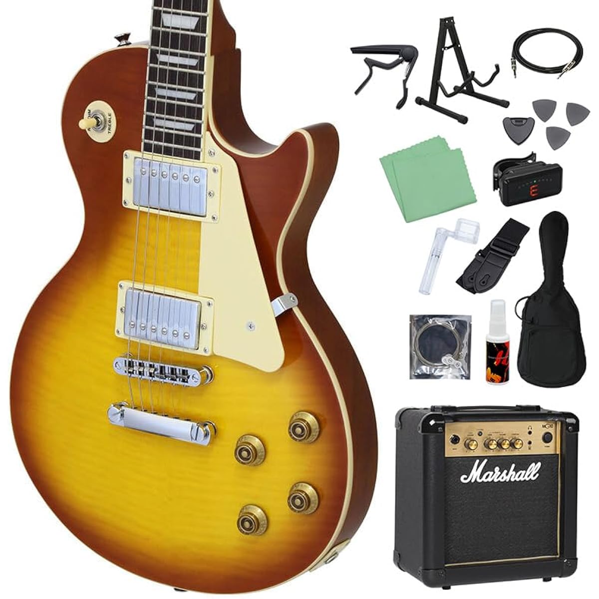 Blitz by AriaProII BLP-450 HB Electric Guitar Beginner 14-piece Set [I ...