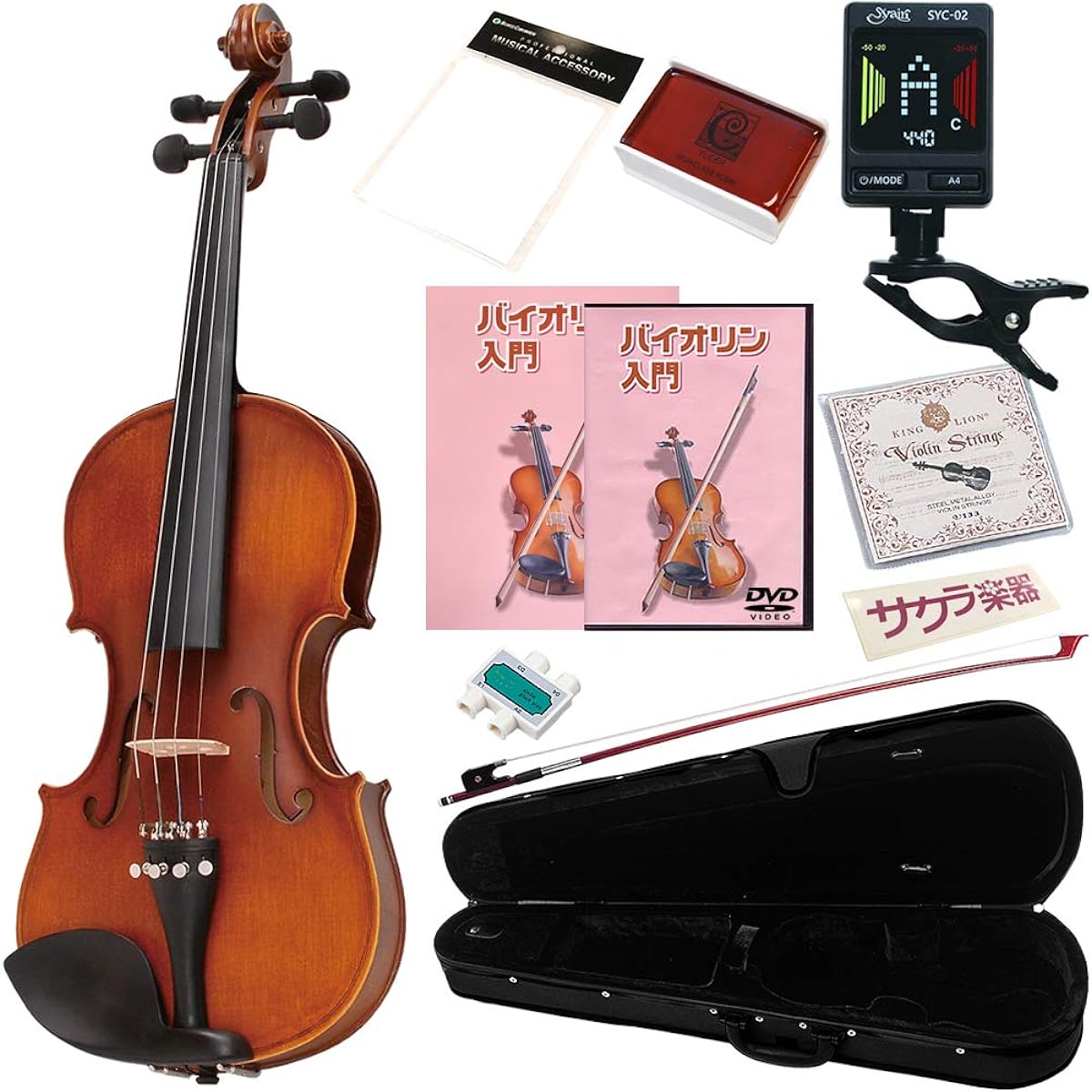 Hallstatt Violin V-12 4/4 size violin Sakura Musical Instruments Origi ...