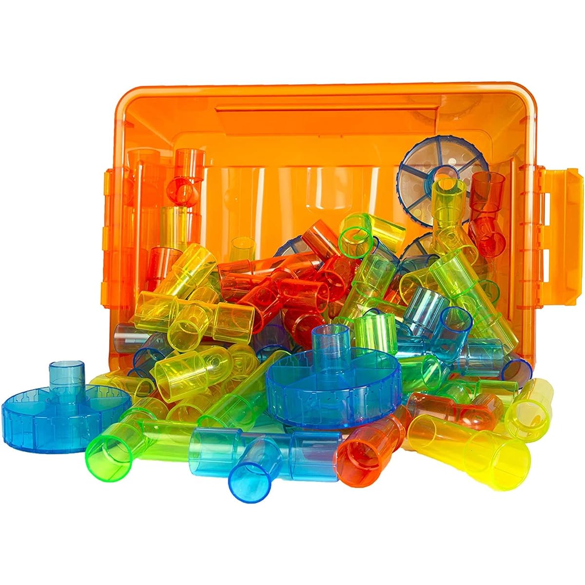 Think Fast Toys Towering Tube Creation Set 126 Pieces – Mega Shop Japan