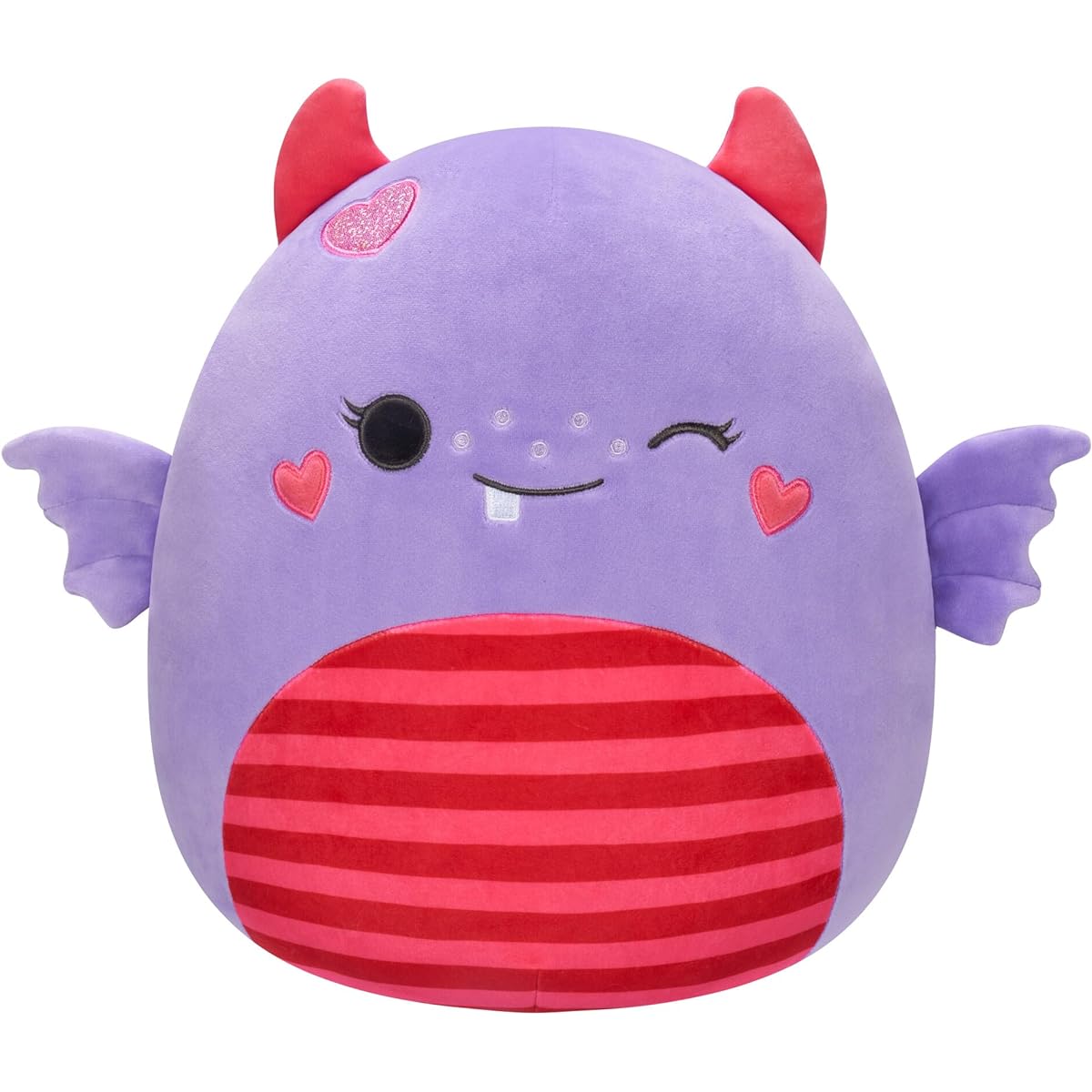 Squishmallows Original 12" Atwater Purple Monster with Fins and Heart ...