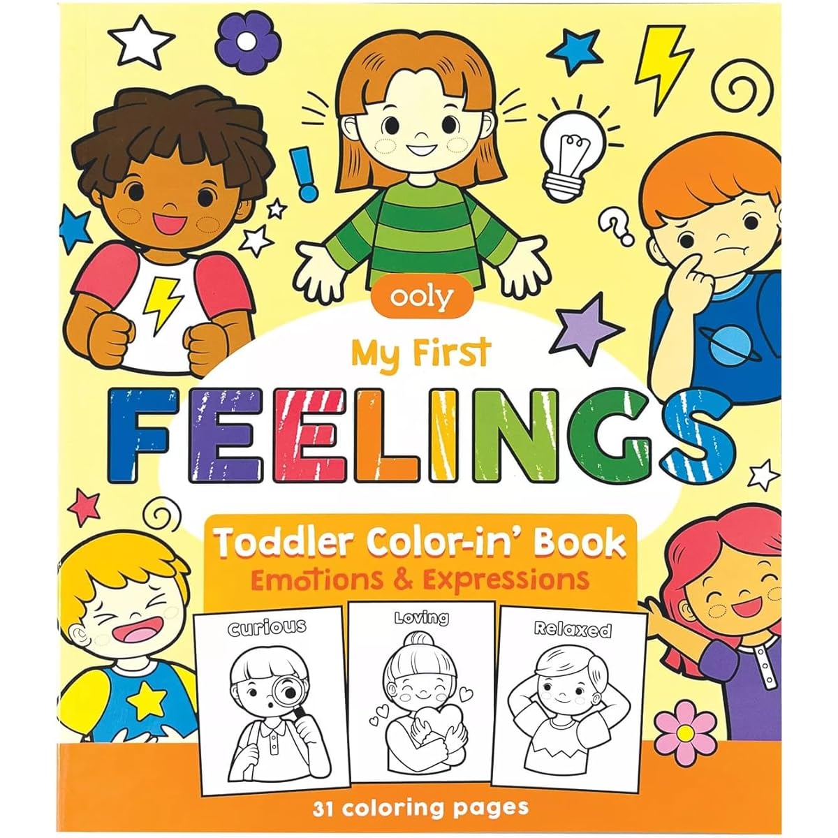 Ooly, Color-in' Book Fun Activity Coloring Pages for Kids – Mega Shop Japan