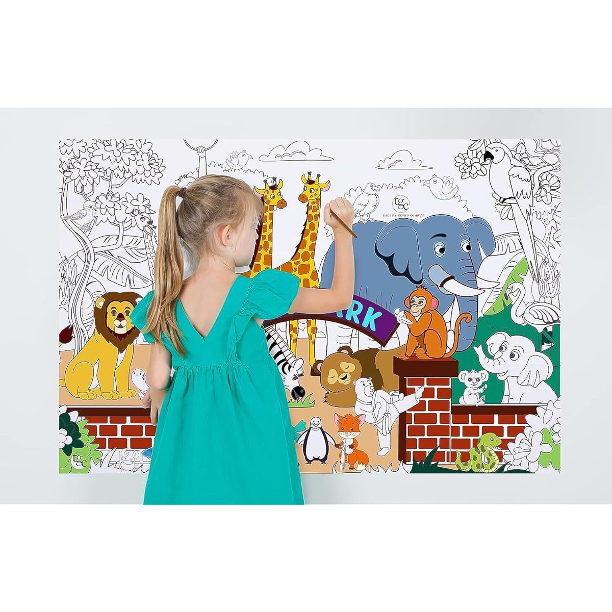 TGC Giant Coloring Poster for Kids & Adults 60x90cm Creative Jumbo Col ...