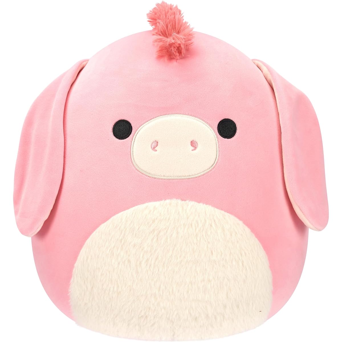 Squishmallows Original 12" Moody Pink Donkey with White Fuzzy Belly ...