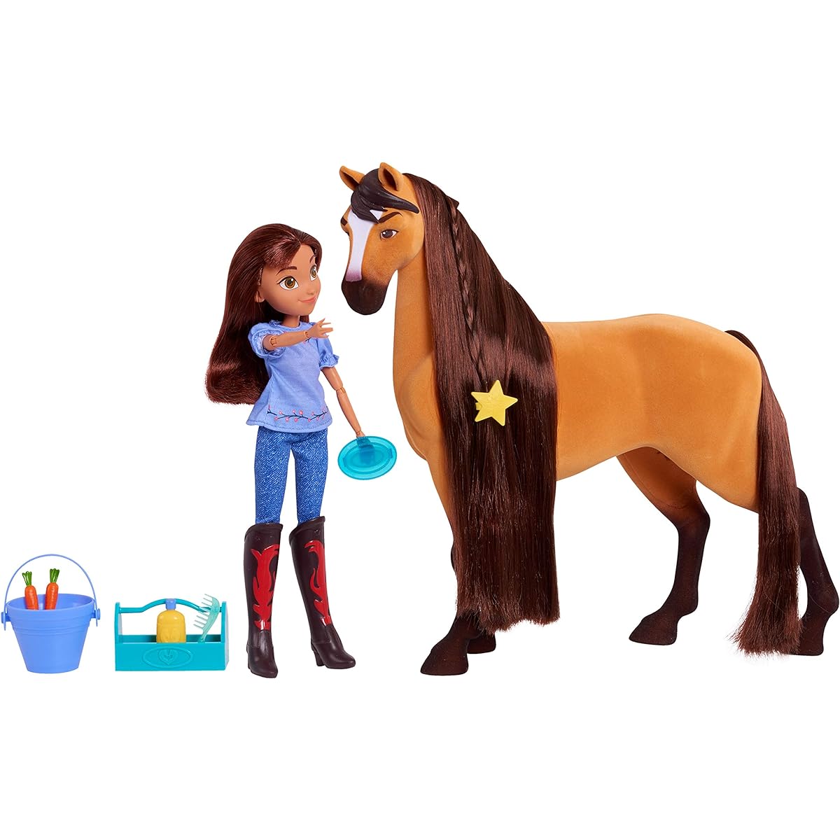 DreamWorks Spirit Riding Free Deluxe Spirit and Lucky Set – Mega Shop Japan