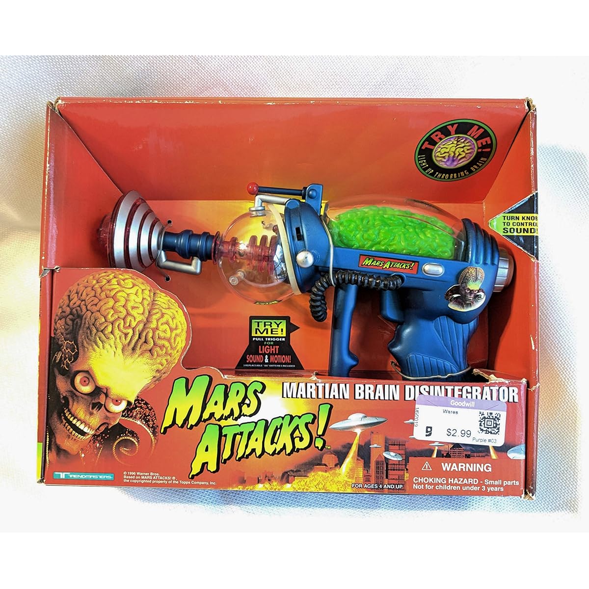 Mars Attacks: Martian Brain Disintegrator - Ray Gun (movie version ...