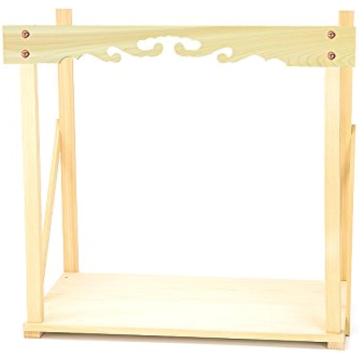 Shelf board with all-hinoki curtain board (large) – Mega Shop Japan