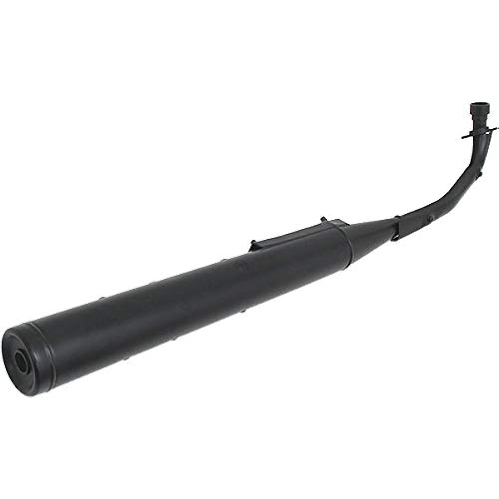 Super Cub Megaphone Muffler Steel Black Full Exhaust Exterior Custom P ...