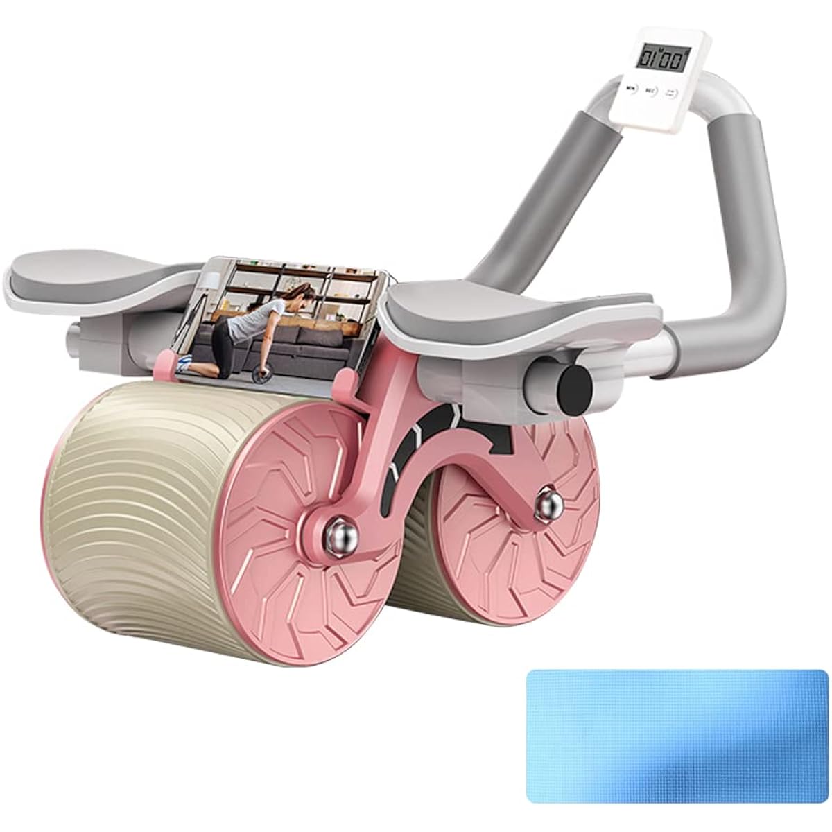 Ab Roller Elbow Plank Trainer with Timer Ab Roller Elbow Assist Ab Rol ...