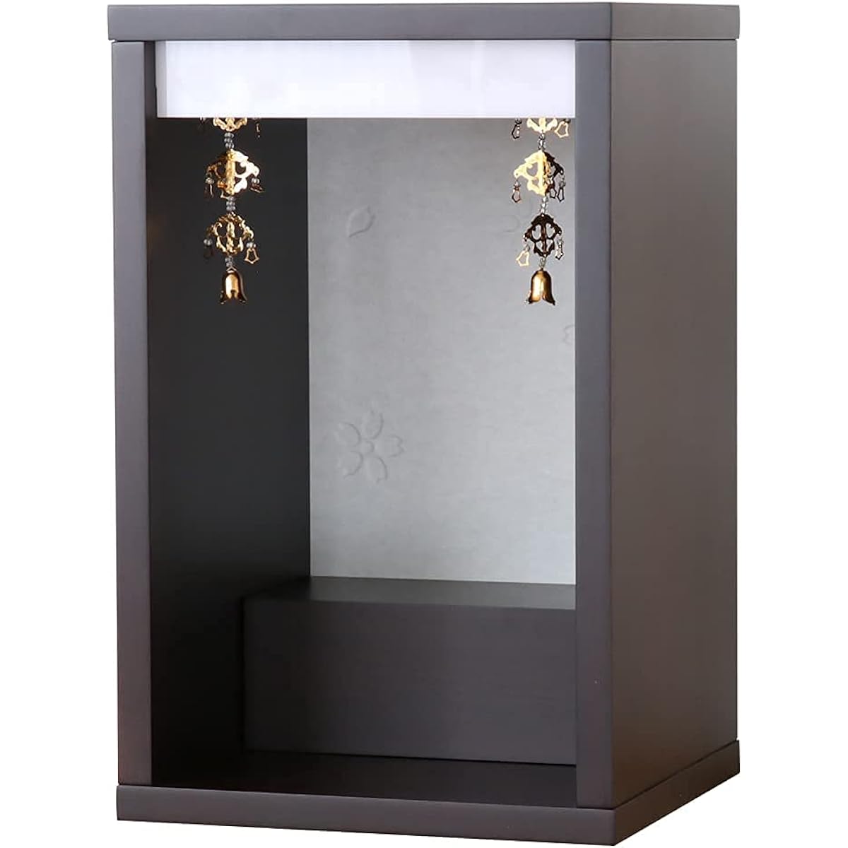 Mini Buddhist altar "Thank you Buddhist altar" Dark Furniture style Bu ...