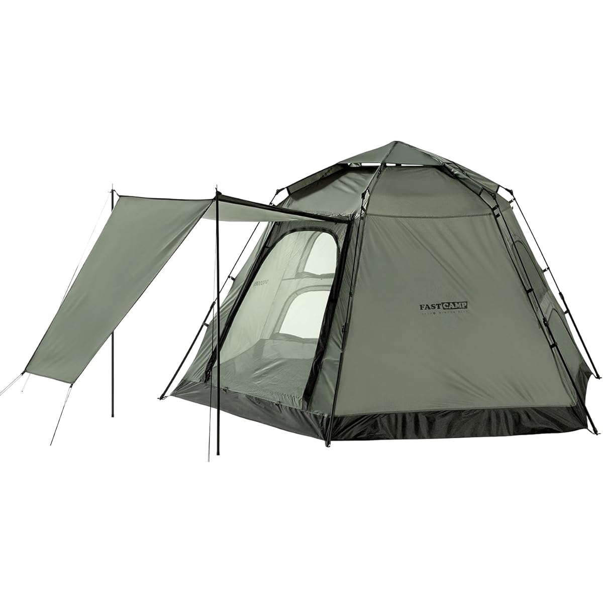 IDOOGEN 5-6 person one-touch tent, compact, large camping tent, simple ...