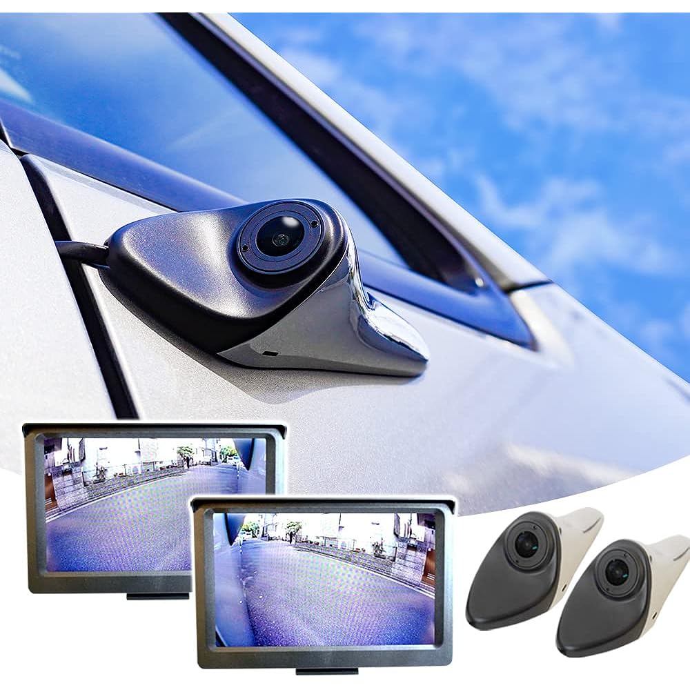 Electronic side mirror, side camera, monitor, left and right set, mova ...
