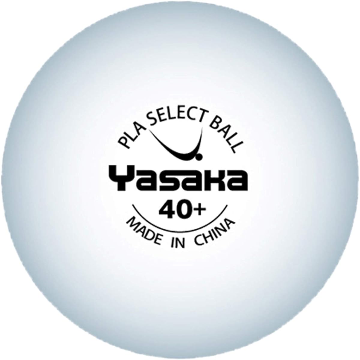 Yasaka Table Tennis Ball Plastic Select Ball White 10 dozen (120 balls ...