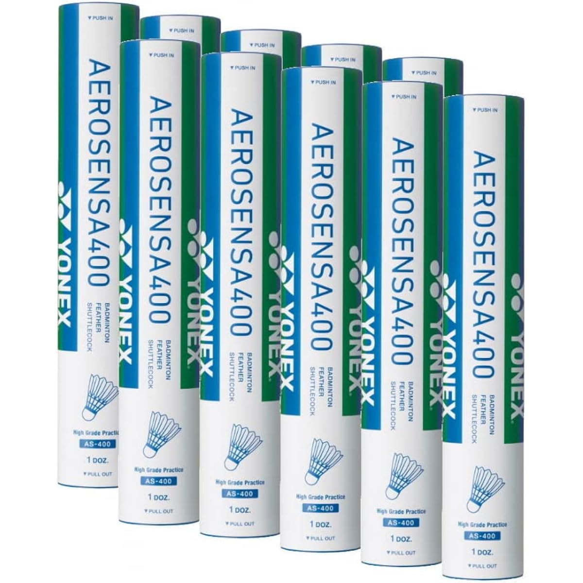 [Yonex] Badminton Practice Shuttle Badminton Shuttle Aero Sensor 400 N ...