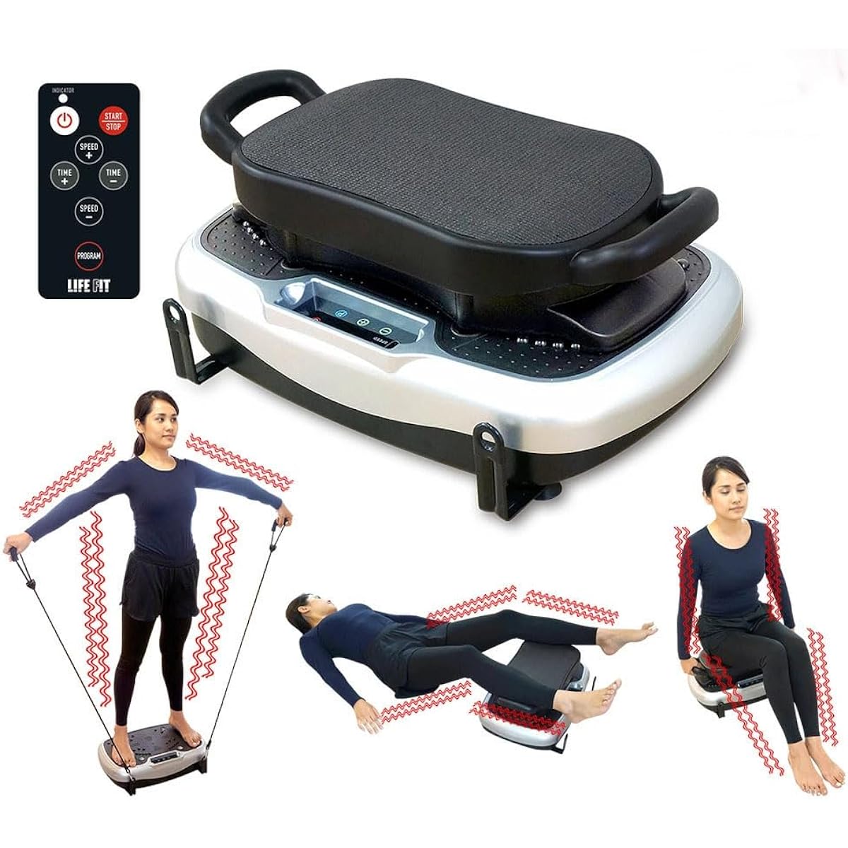 [Genuine Product] Life Fit Trainer 2Way fit001 Vibration Machine, Diet ...