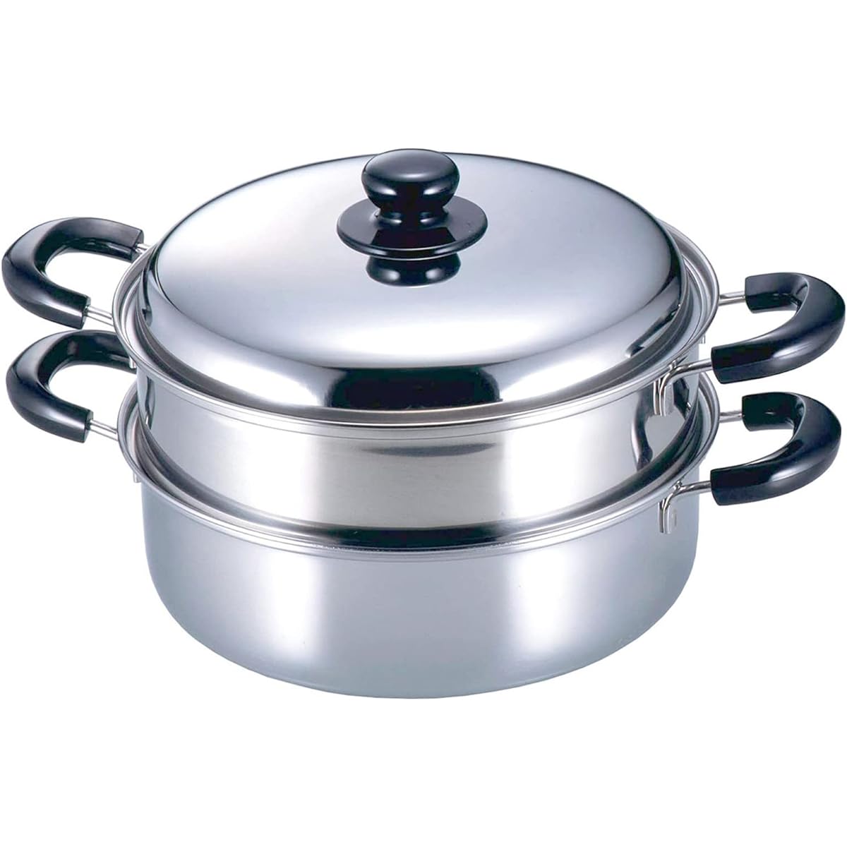 Shimomura Planning Made in Japan Steamer 26cm Two Tier Steamer Pot IH ...