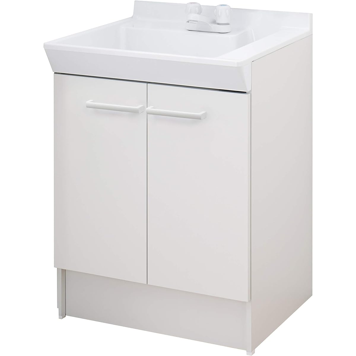 LIXIL INAX Vanity V1 Series 2 Handle Mixing Faucet Door Type White Wid ...