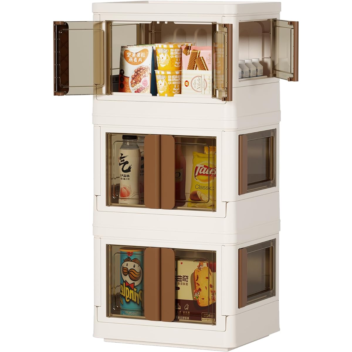 HAIXIN Storage Box, Foldable, With Lid, Multi-directional Acceptable S ...