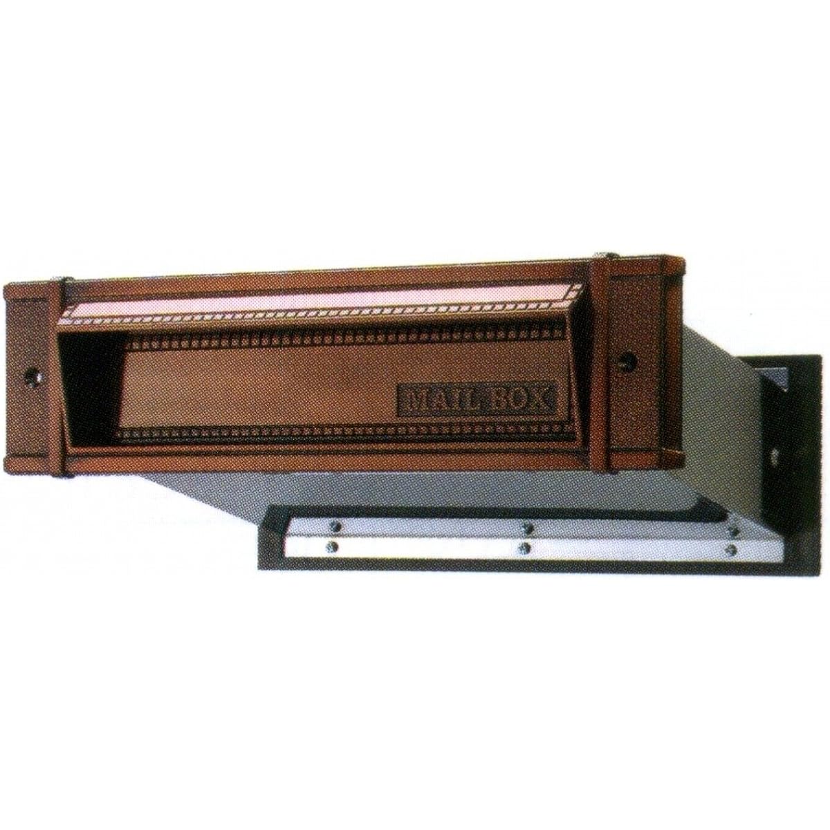 Aiwa Mail Chute for Large Walls with Inner Lid No.24 Brown – Mega Shop ...