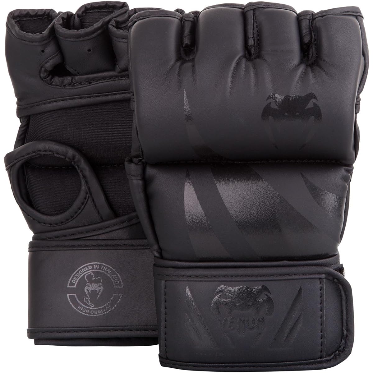 VENUM Thumbless MMA Gloves Without Thumb Challenger - Challenger (Blac ...
