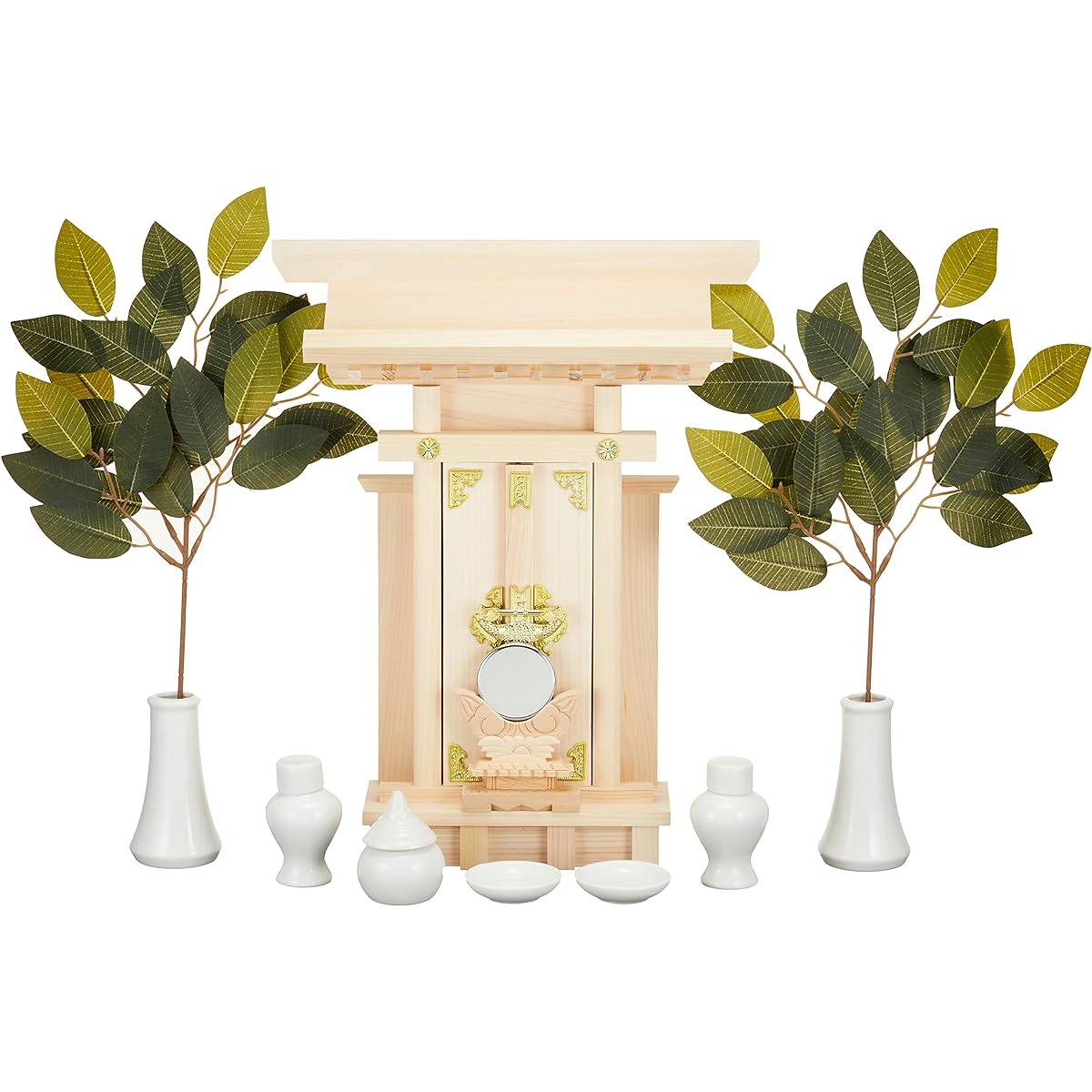 Kamidananosato Shinto Shrine Shinto Altar Set with Sleeves – Mega Shop ...